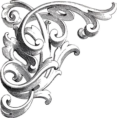 14 Free Corner Designs The Graphics Fairy