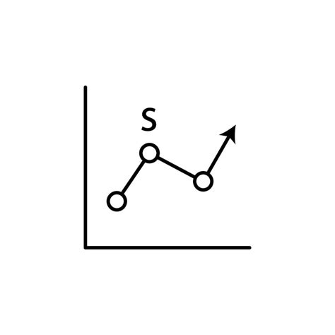 line chart line vector icon 22767115 vector art at vecteezy