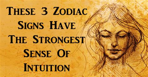 These 3 Zodiac Signs Have The Strongest Sense Of Intuition David