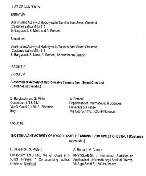 Pdf Biostimulant Activity Of Hydrolyzable Tannins From Sweet Chestnut