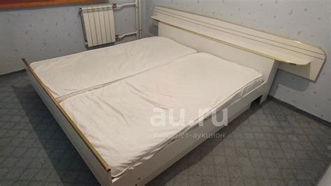 Кровать двуспальная с матрасами 190см с накидкой и шторами — купить в ...