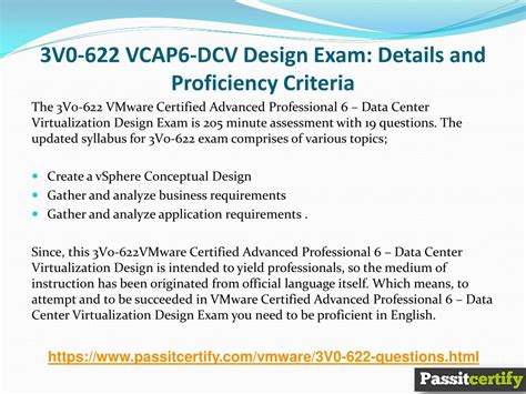 Ppt V Vmware Vcap Dcv Design Questions Updated Exam Powerpoint Presentation Id