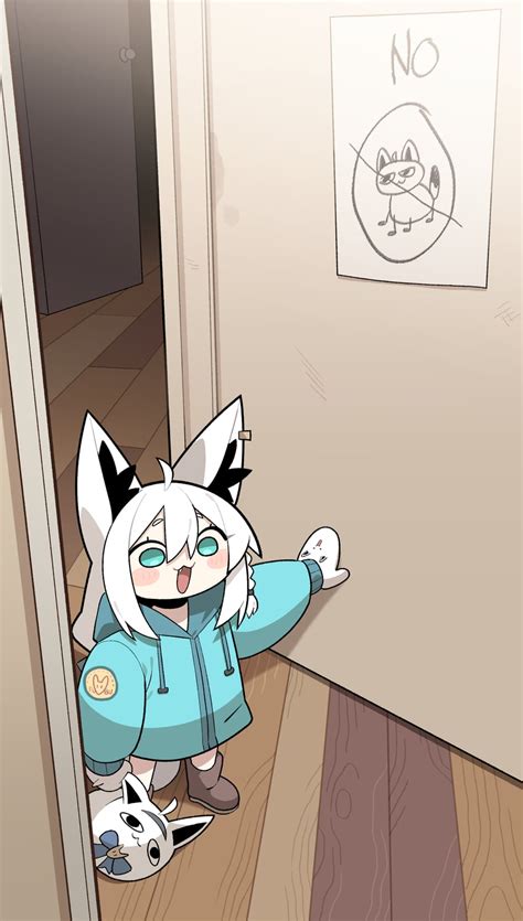 Shirakami Fubuki And Miteiru Hololive Drawn By Cocomayo29tomato