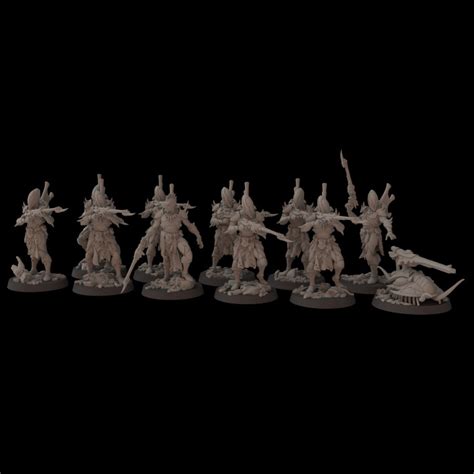 3d Printable Aeterni Primeval Troops By Fantasy Cult Miniatures