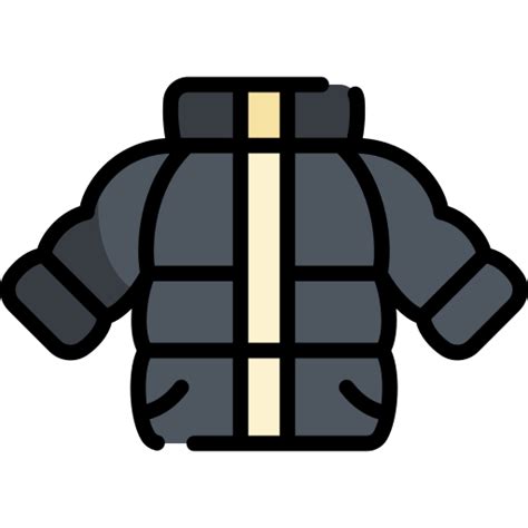 Jacket Kawaii Lineal Color Icon