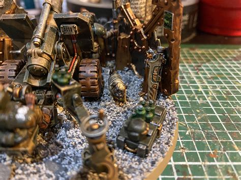 Cadian Field Ordinance Gun With Custodes Nose Art And Unit Mascot R Astramilitarum