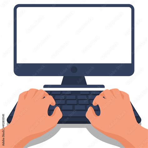 Blank Computer Keyboard Clipart