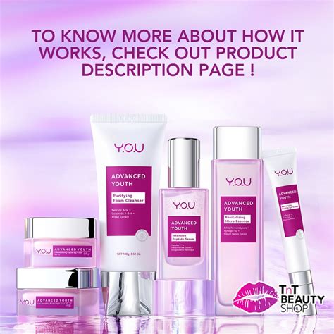 Jual Y O U Advanced Youth Series Purifying Foam Cleanser Revitalizing Micro Essence