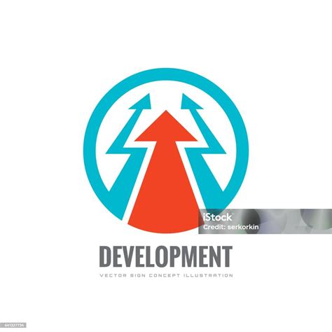 抽象的箭頭向量商業標識範本概念插畫兩個閃電在圈子創造性的星座向量圖形及更多互聯網圖片 互聯網 商業金融與工業 單線 Istock