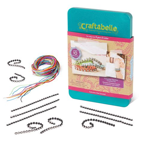 Craftabelle Friendship Sparkles Creation Kit Bracelet Making Kit