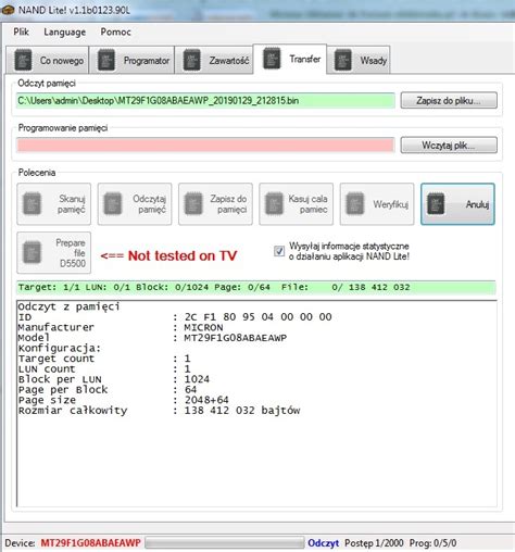 Flash Nand Lite Memory Programmer Tsop Elektroda