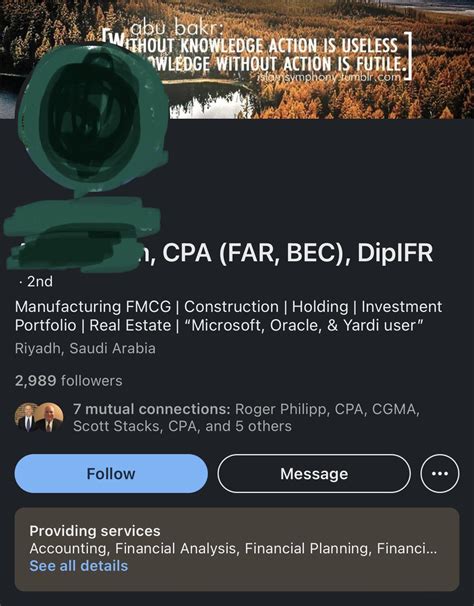 Just A Riyadh Linkedin Profile Getting Roasted On Raccounting R