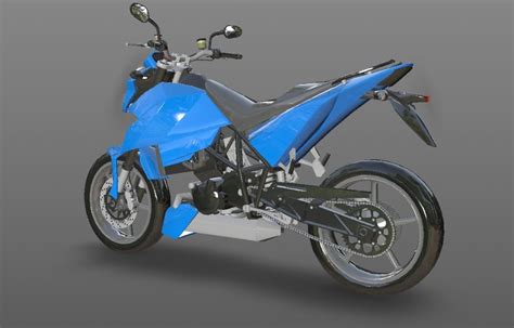 3D Model KTM Duke Bike New Design 2023 3D Model Game Ready Asset VR