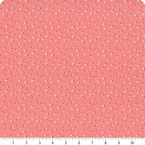 Bee Dots Coral Lillian Yardage Sku C14169 Coral Fat Quarter Shop