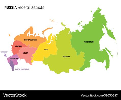 Map Of Russia With Regions Alvina Margalit