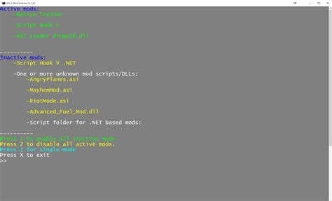 Batch Script Lightweight Mod Switcher
