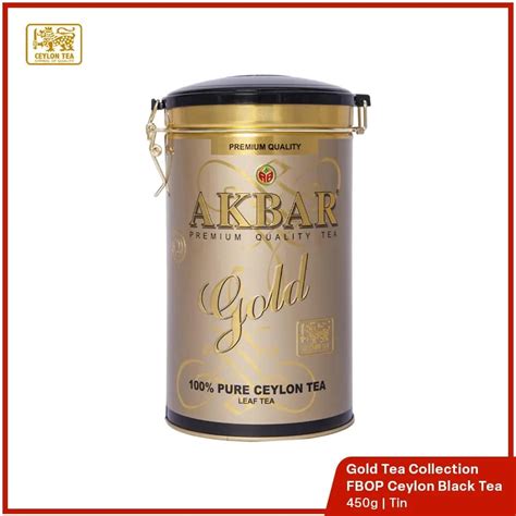 Akbar Gold Black Tea - 450g Tin - Akbar Premium Quality Tea | Sri Lanka