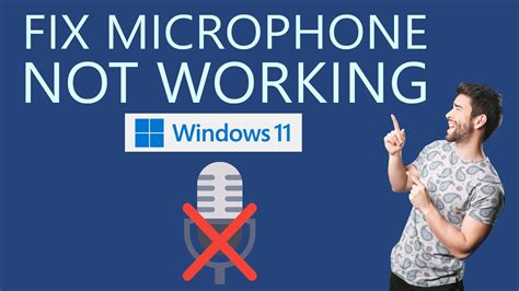 How To Fix Microphone Not Working On Windows 11 YouTube