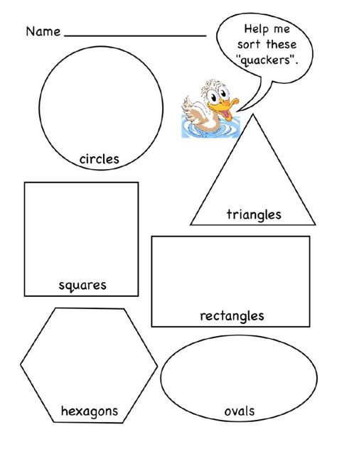 Fun And Educational Sorting And Graphing Activity With D Shapes
