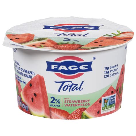 Save On Fage Total Reduced Fat 2 Milkfat Strawberry Watermelon Greek