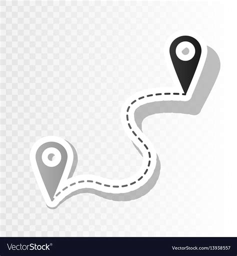 Location Pin Navigation Map Gps Sign New Vector Image