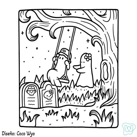 41 Spooky Cutie Coloring Pages Download And Print Pdf