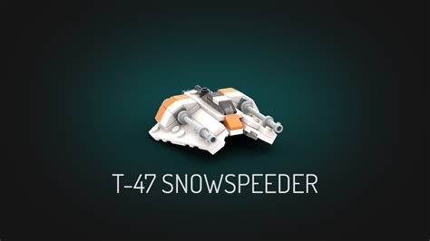 Lego Moc Snowspeeder Mini Scale By Obiblock Rebrickable Build
