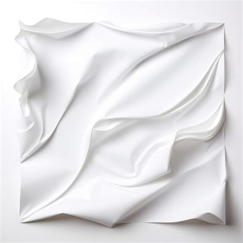 Premium Photo Elegant White Rectangular Cloth Wall Piece Surrealistic