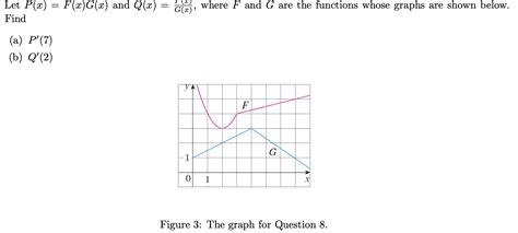 Solved Let P X F X G X And Q X G X F X Where F And G Chegg Com