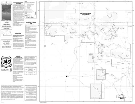 Oglala National Grassland Mvum Map By Us Forest Service R2 Rocky