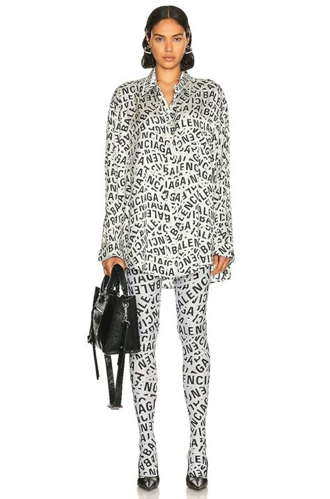 Balenciaga Balenciaga Logo Legging In Balenciaga Grey And Black Airrobe