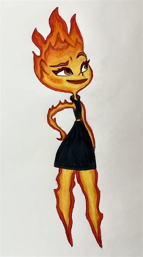 My Drawing Of Ember Fandom