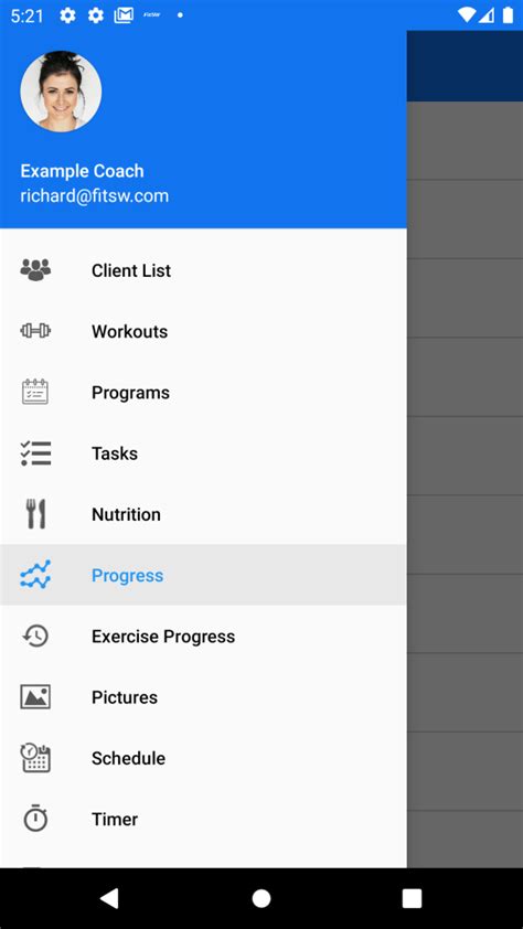 How To View Progress Graphs And Tables Android As A Trainer