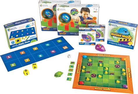Industrial Scientific Learning Resources Code Go Robot Mouse Classroom Set STEM Coding