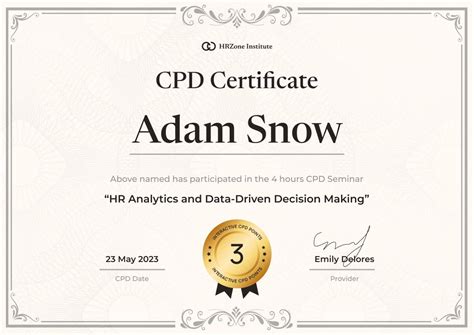 Cpd Certificate Templates Download And Edit For Free