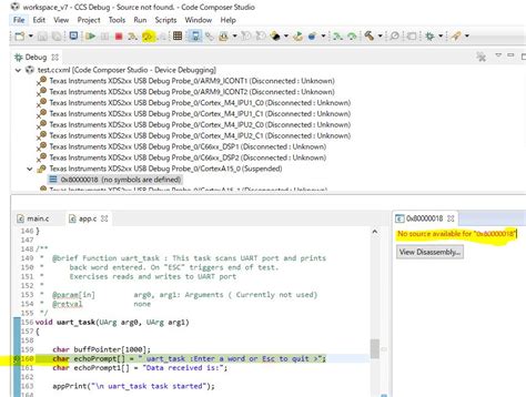 Am Unable To Debug The Project By Stepping Processors Forum