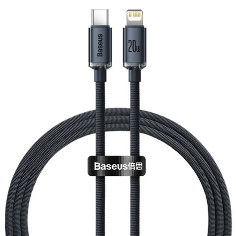 Baseus Cable De Carga Rápida Y Tarnsmisión De Datos Tipo C A Lightning