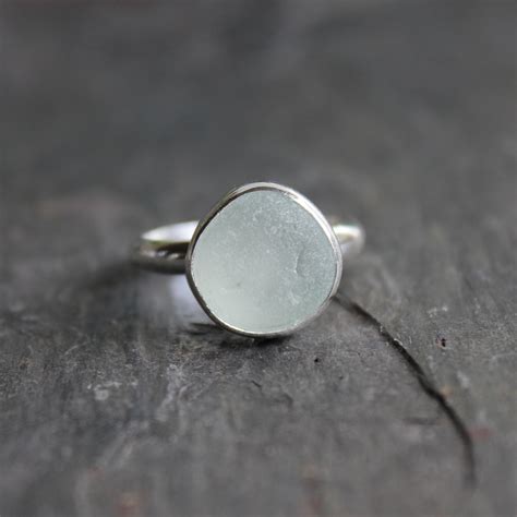Accent Yourself Sterling Silver Sea Glass Rings Made By Barb Macy