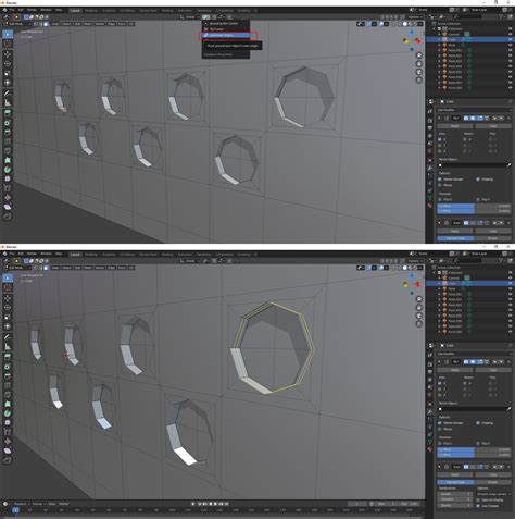Modeling Making Loop Cuts On Same Mesh On Individual Areas Simultaneously Blender Stack Exchange