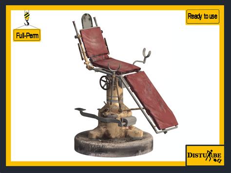 Second Life Marketplace Disturbed Horror Asylum Lobotomy Chair