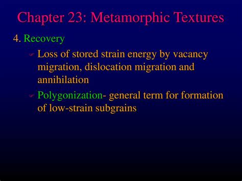 Chapter 23 Metamorphic Textures Ppt Download