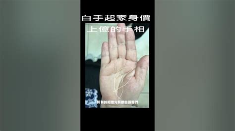 白手起家身價上億的手相 手相 命理 Shortsvideo Youtube