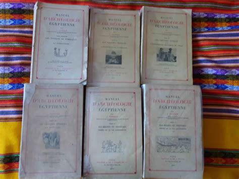 LIVRE ANCIEN MANUEL d archeologie egyptienne Jacques Vandier Intégrale