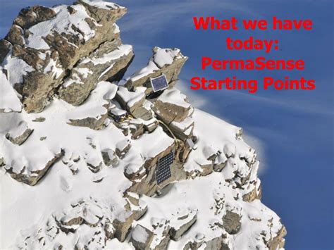 Ppt The Permasense Project Wireless Sensor Technology For Extreme