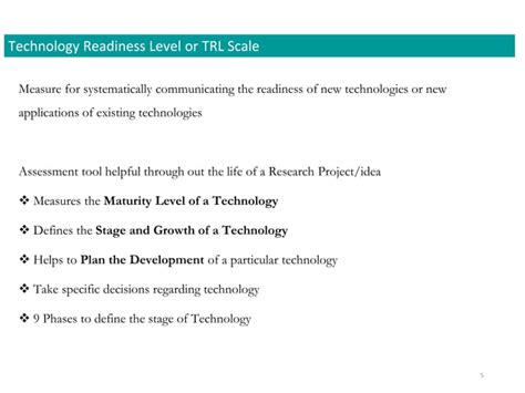 Technology Readiness Levels PPTX Computer Software And Applications Computing