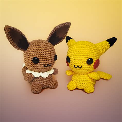 Ravelry Pikachu And Eevee Pattern By Erin Kim