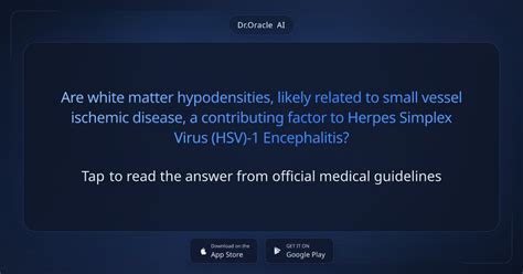 Are White Matter Hypodensities Likely Related To Small Vessel Ischemic