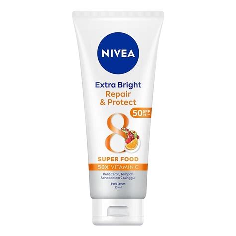 Nivea Nivea Extra Bright Repair And Protect Spf50 Body Serum 320ml