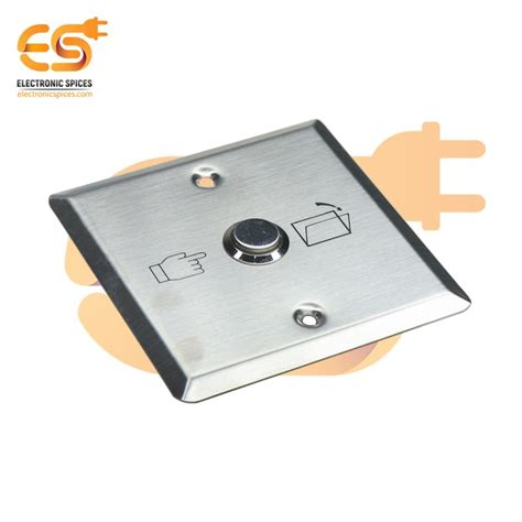 Home SWITCHES SOCKETS CONNECTORS SWITCHES PUSH SWITCH METAL PUSH BUTTON Stainless Steel Door