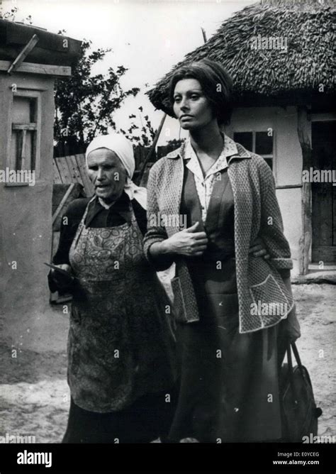 Aug 12 1969 Actress Sophia Loren As Giovanna With A Peasant During